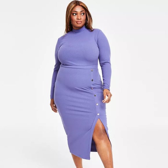 Nina Parker | Dresses | Nina Parker Ice Lavendar Trendy Plus Size ...